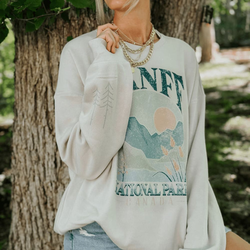Banff National Park Sweatshirt - Mountain Moverz